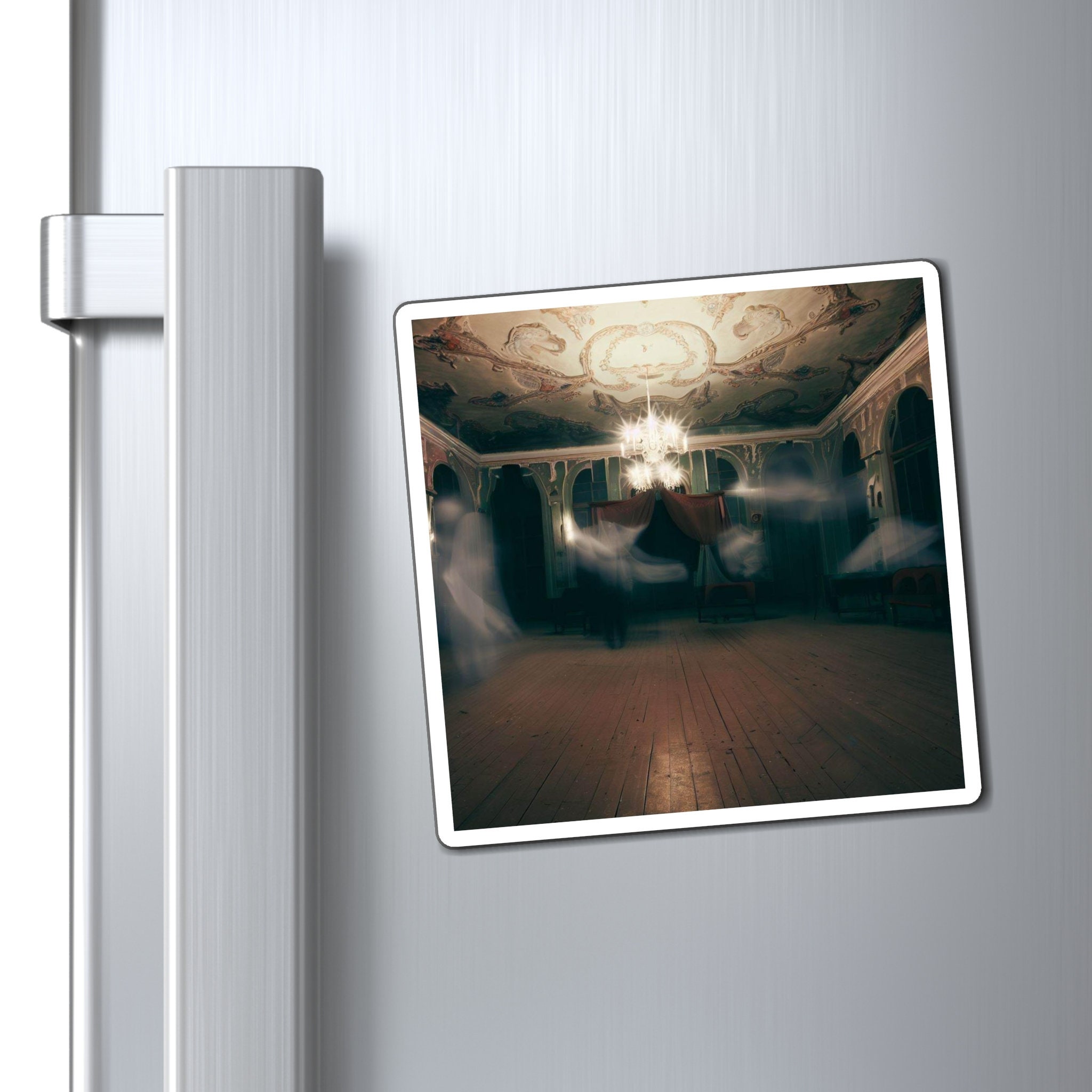 Haunted House Magnet-halloween Ghost House Magnet-haunted - Etsy