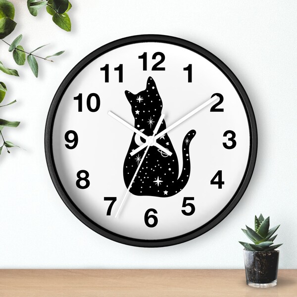 Cat Wall Clock - Etsy