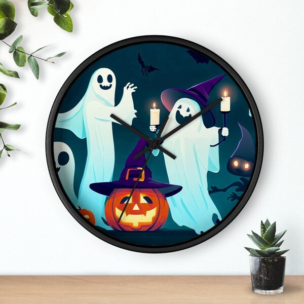 Halloween Clock - Etsy