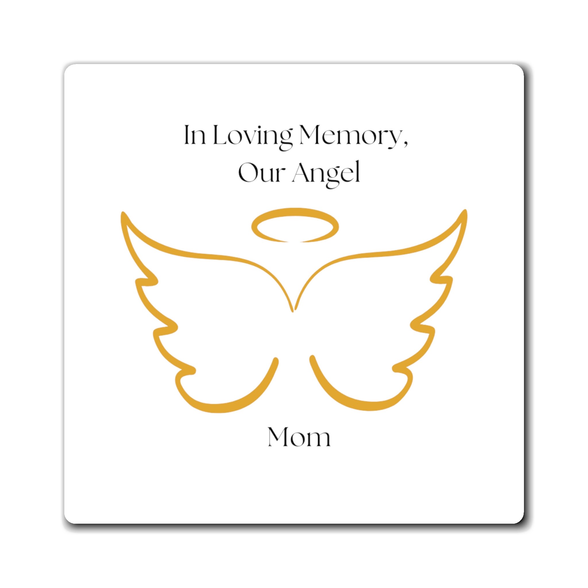Memorial Magnet-in Memory of Magnet-angel Magnet-angel Wings - Etsy