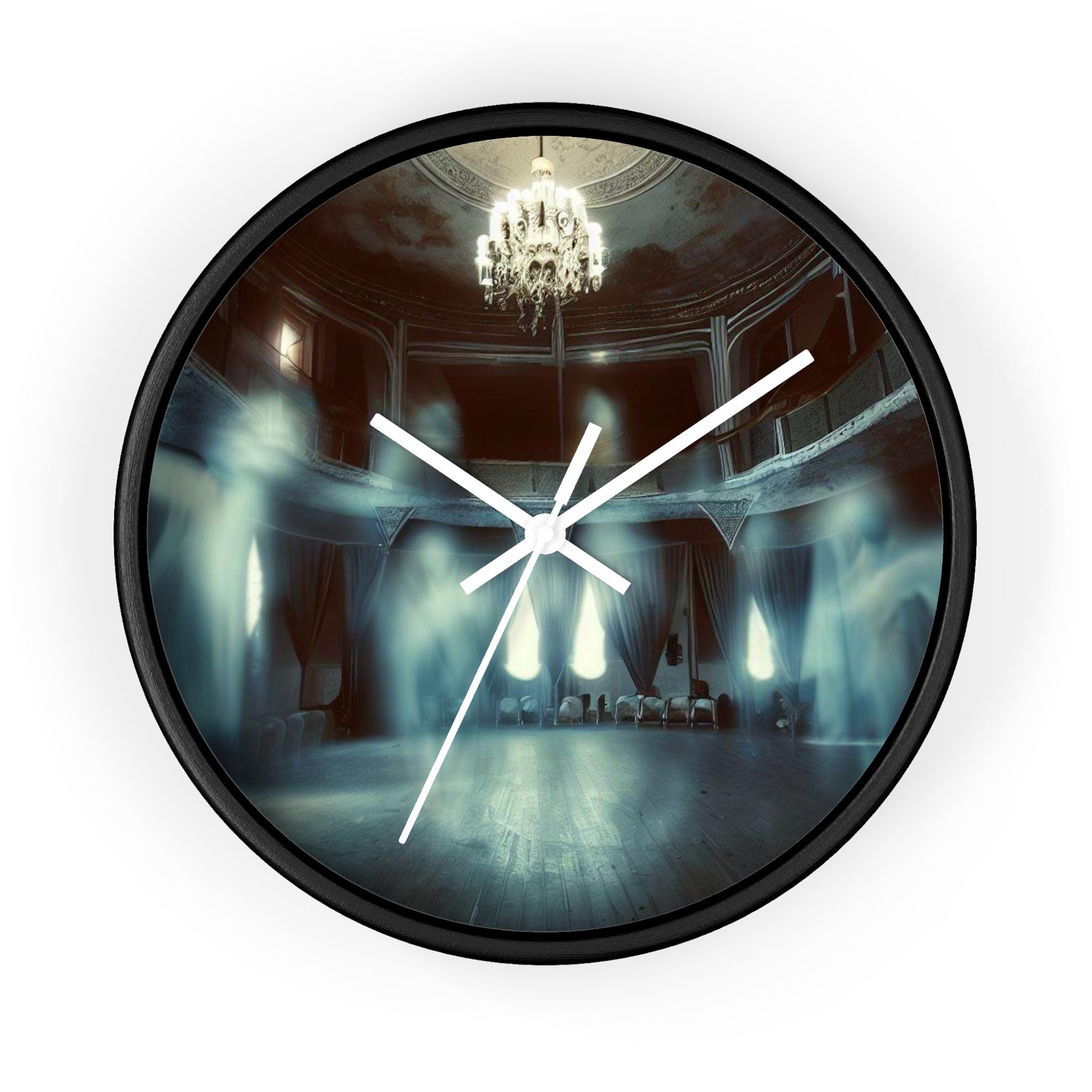 Haunted Mansion Clock-haunted House Clock-ghost Clock-halloween Ghost ...