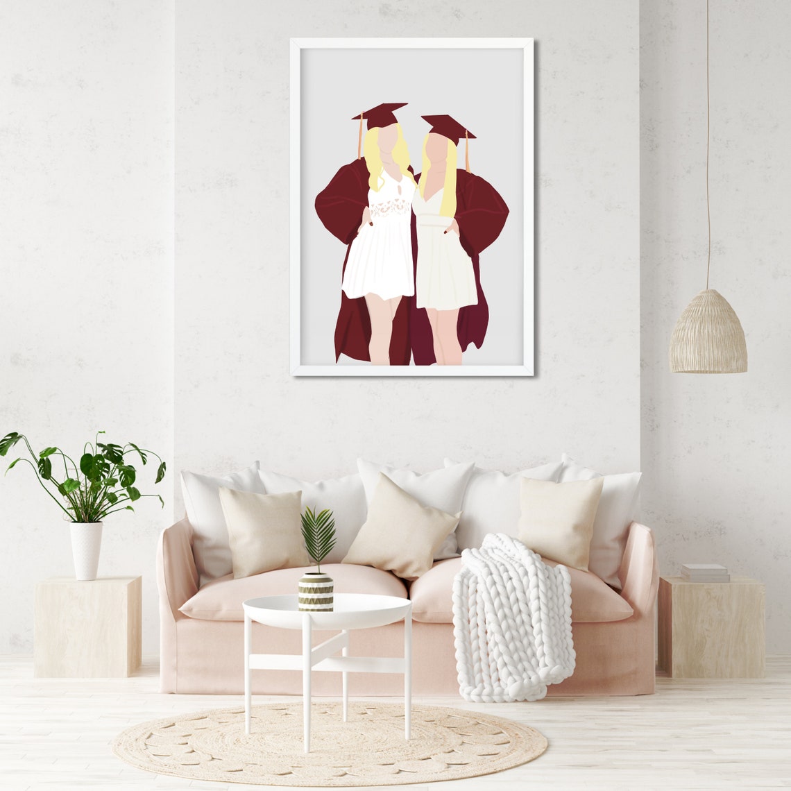 BEST FRIEND PORTRAIT Custom Portrait Drawing Portrait From - Etsy Australia