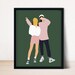 BEST FRIEND PORTRAIT, Custom Portrait Drawing, Portrait From Photo ...