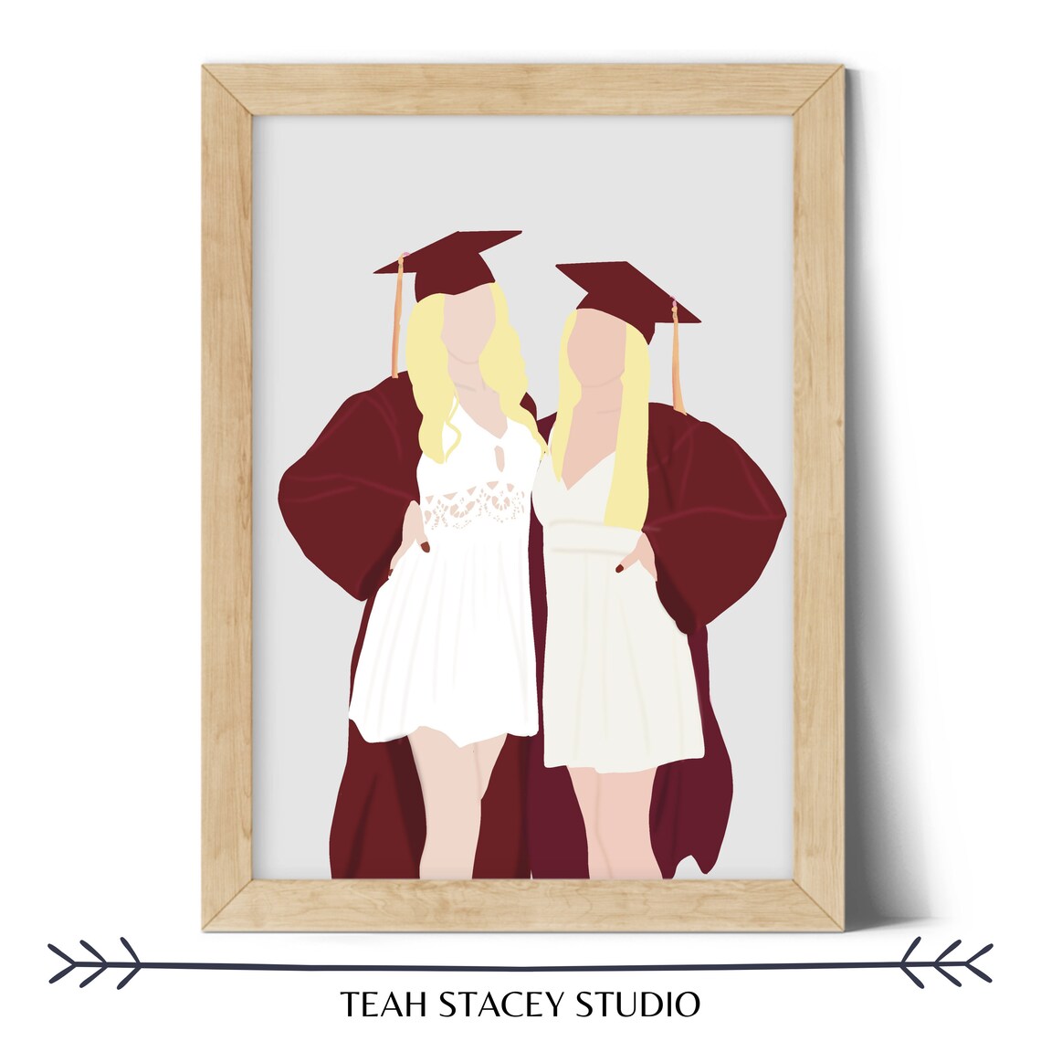 BEST FRIEND PORTRAIT Custom Portrait Drawing Portrait From - Etsy Australia