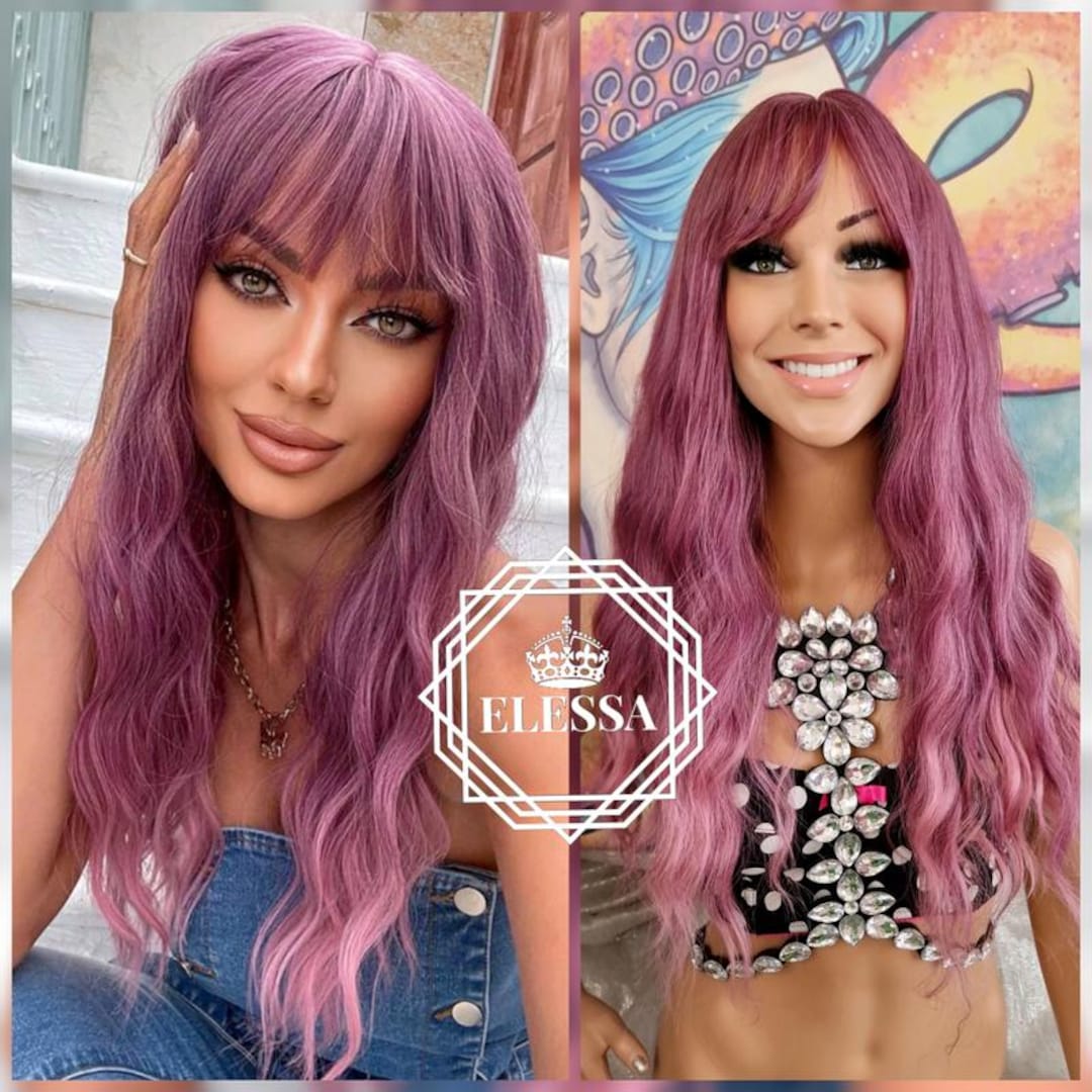 Fairytale Long Wavy Hairstyle Ombre Ash Dark Roses and Light Ash Roses ...