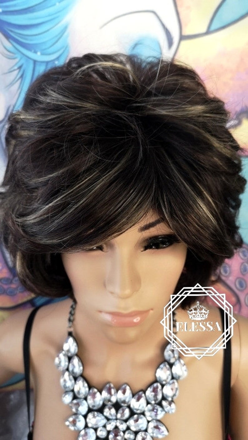 Short Short Amazing Wig Model in Retro Style Lady Diana With | Etsy