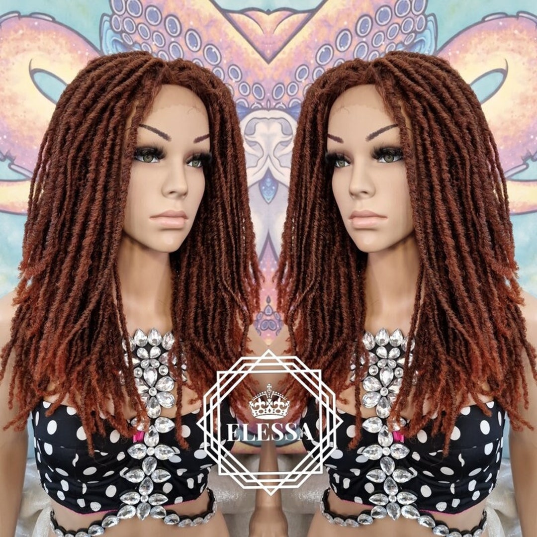 Lace Front LUXURY Ombre Brown 4 and Copper Brown 30 Mixed Color Goddess ...