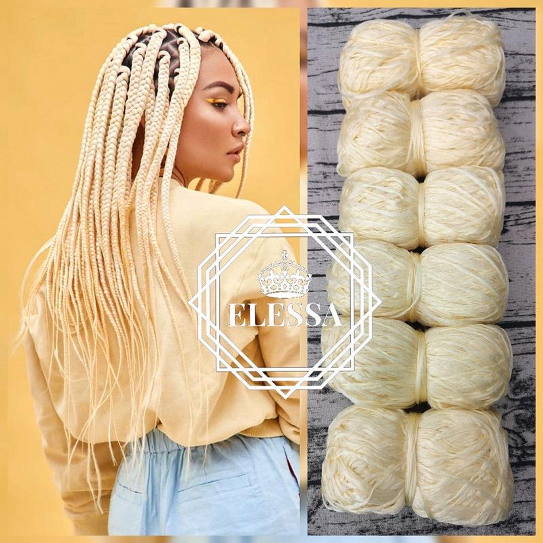 SET of Brazilian Yarn for Braids High-quality Acrylic Wool for Hair ...