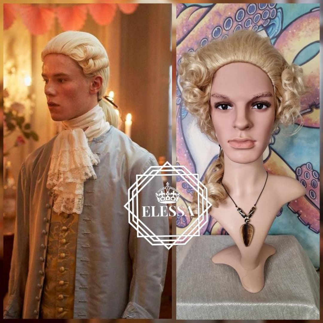 Retro Chic Royal Curly Hairstyle Wig Baron / Dandy / Count / Judge ...