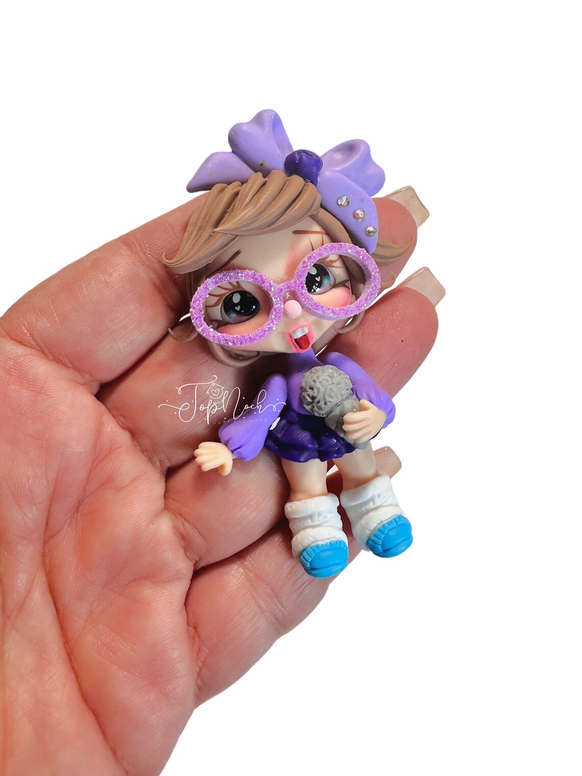 Singing Chipmunk Girlsclays for Bows, Clay Dolls, Bow Centers, Clay ...