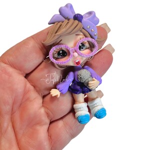 Singing Chipmunk Girlsclays for Bows, Clay Dolls, Bow Centers, Clay ...