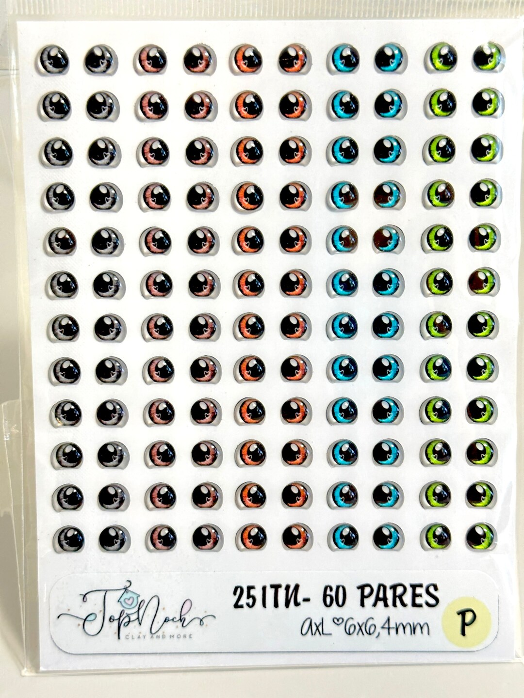 Resin Eyes 251TN new Collection , Adhesive Eyes, Dolls Eyes, 3d ...