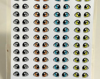 Resin Eyes 251TN (new Collection ), Adhesive Eyes, Dolls Eyes, 3d ...