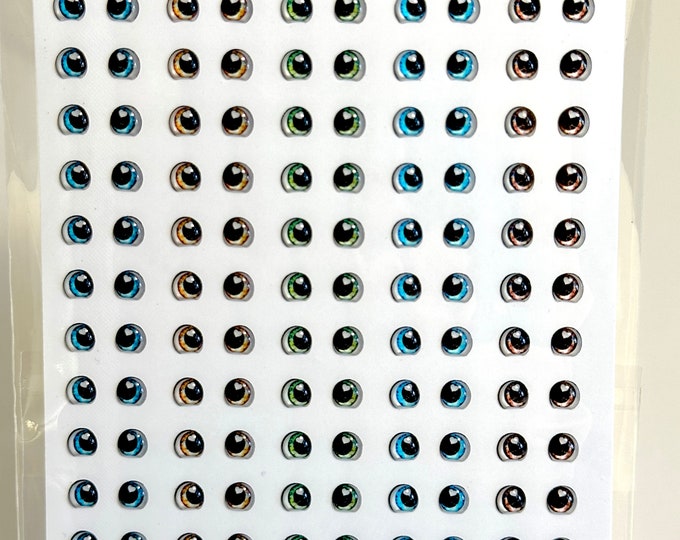 Resin Eyes 3004TN (new Collection ), Adhesive Eyes, Dolls Eyes, 3d ...