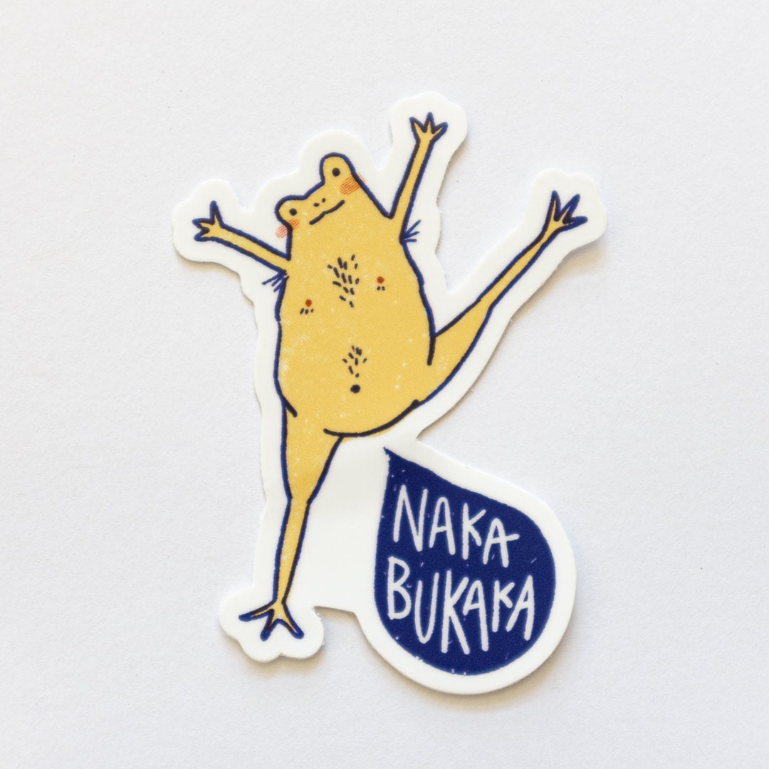 Frog Stickers // Filipino/tagalog Funny Frog Illustration Die - Etsy
