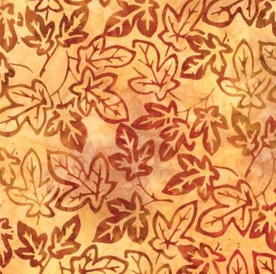 Leaf Batik- Artisan Batiks Cornucopia - Continuous Yardage (inv # 64006 ...