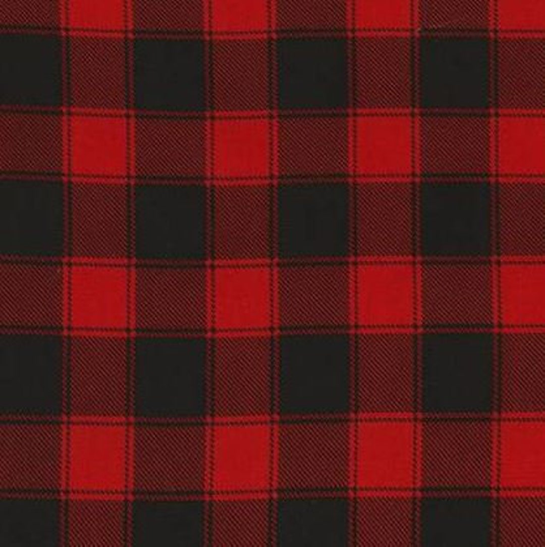 Red Buffalo Check- From Timeless Treasures (inv #63042) - Etsy