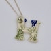 Letter H Alphabet Pendant & Sterling Silver Necklace Uk, Birthday Gift ...