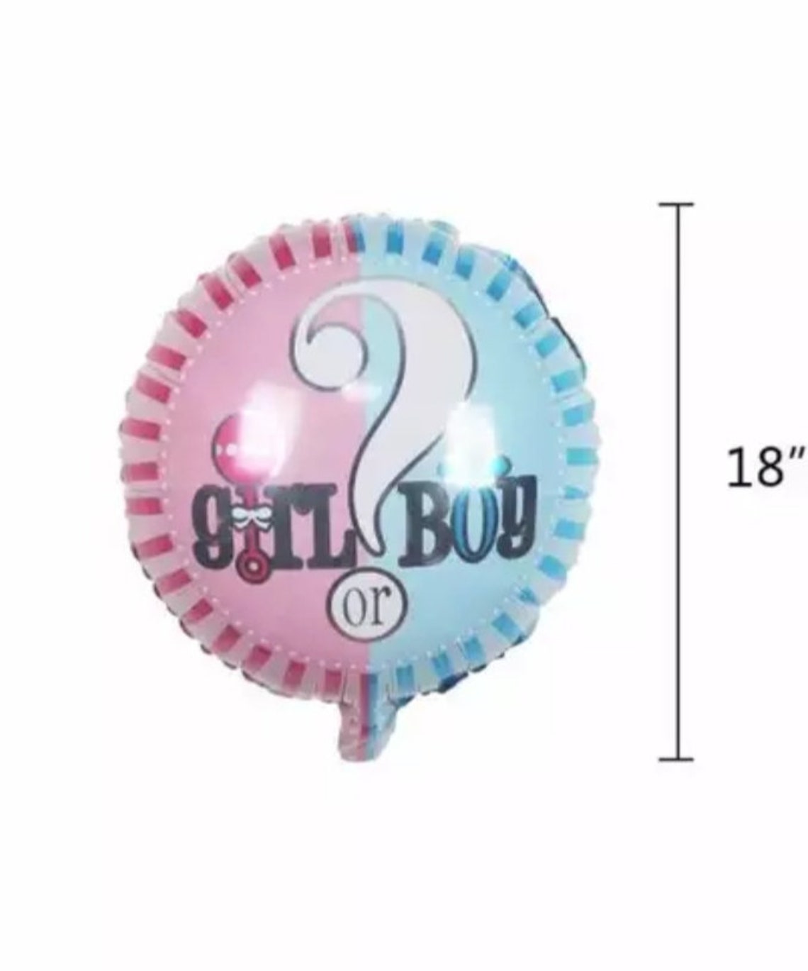 Gender Reveal Baby Shower Party Pack Bundle Boy or Girl Pink and Blue ...