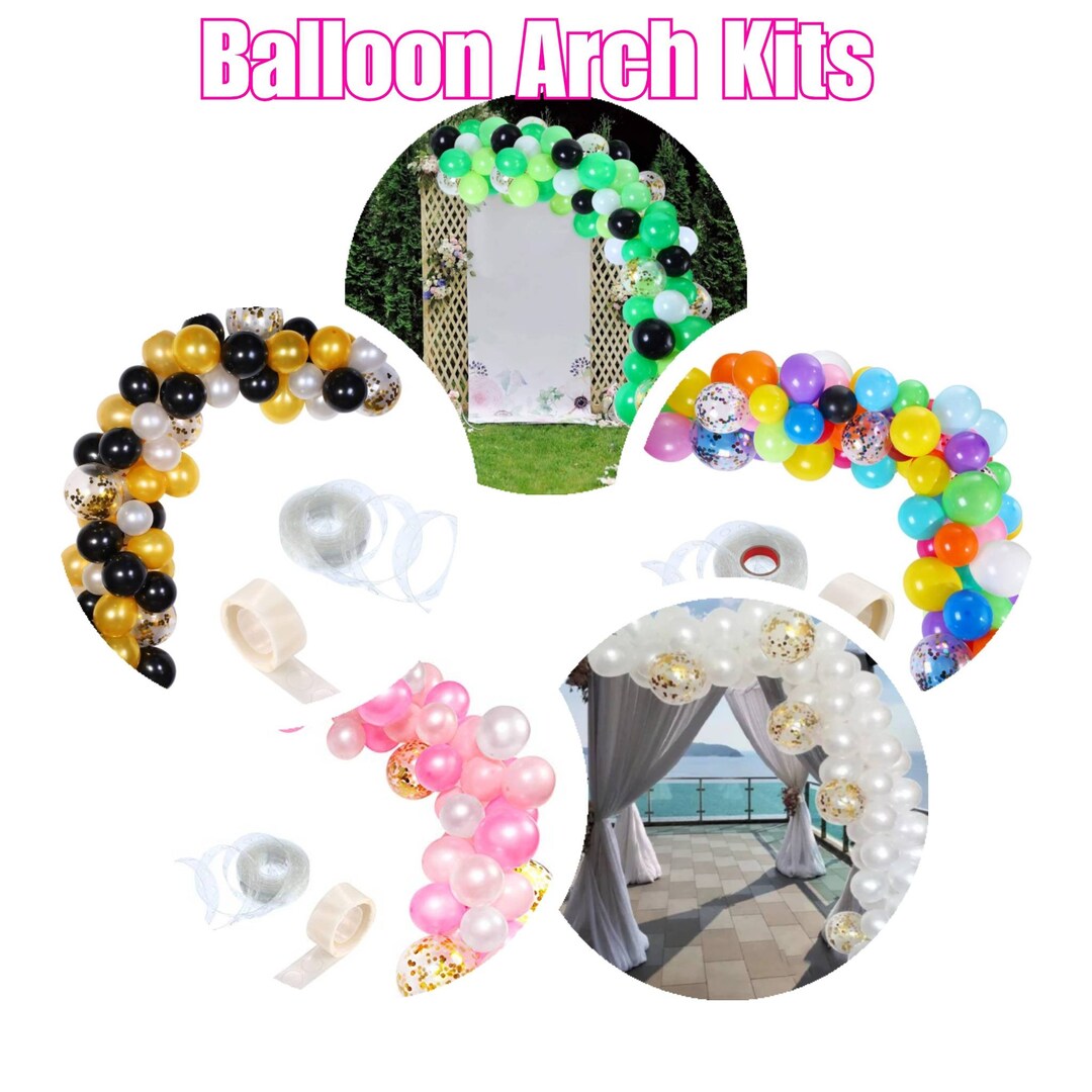 16 FT Balloon Garland Arch Kit / Pre-set Color Schemes / 100 Balloons ...