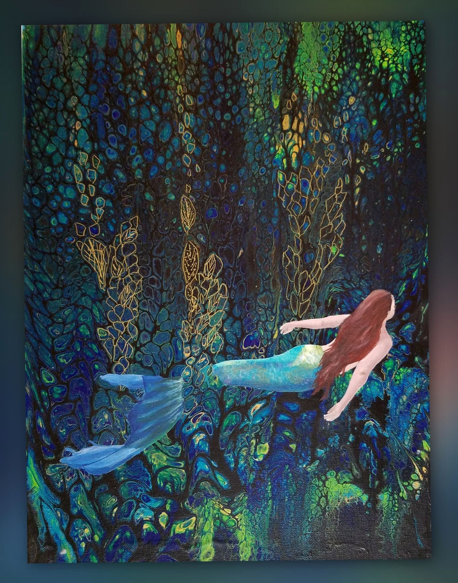 Mermaid Abstract Art