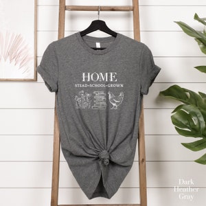 Homestead Floral Tshirt, Vintage Garden Shirt, Homeschool Wildflowers ...