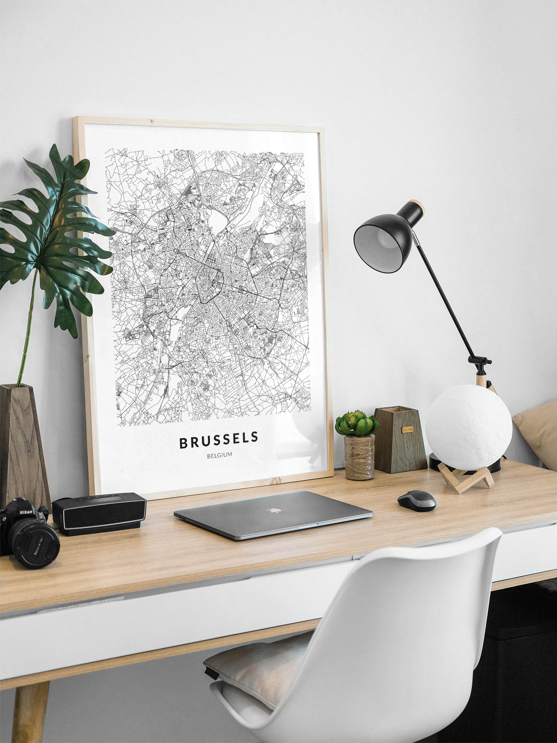 Brussels Map, Belgium Map, Brussels, Brussels Print, Brussels Art ...