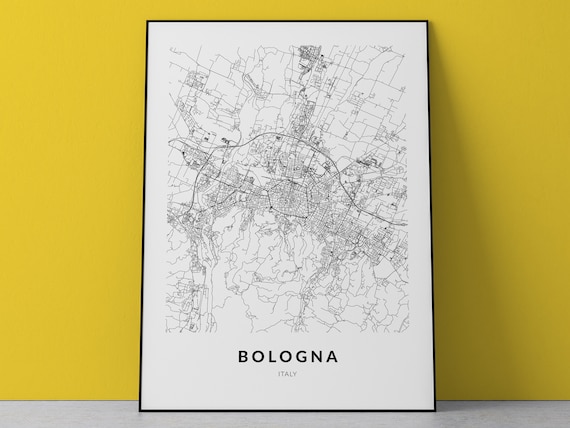 Mapa De Bolonia Del Arte Callejero Azul 15 Lugares INCREÍBLES Que Ver