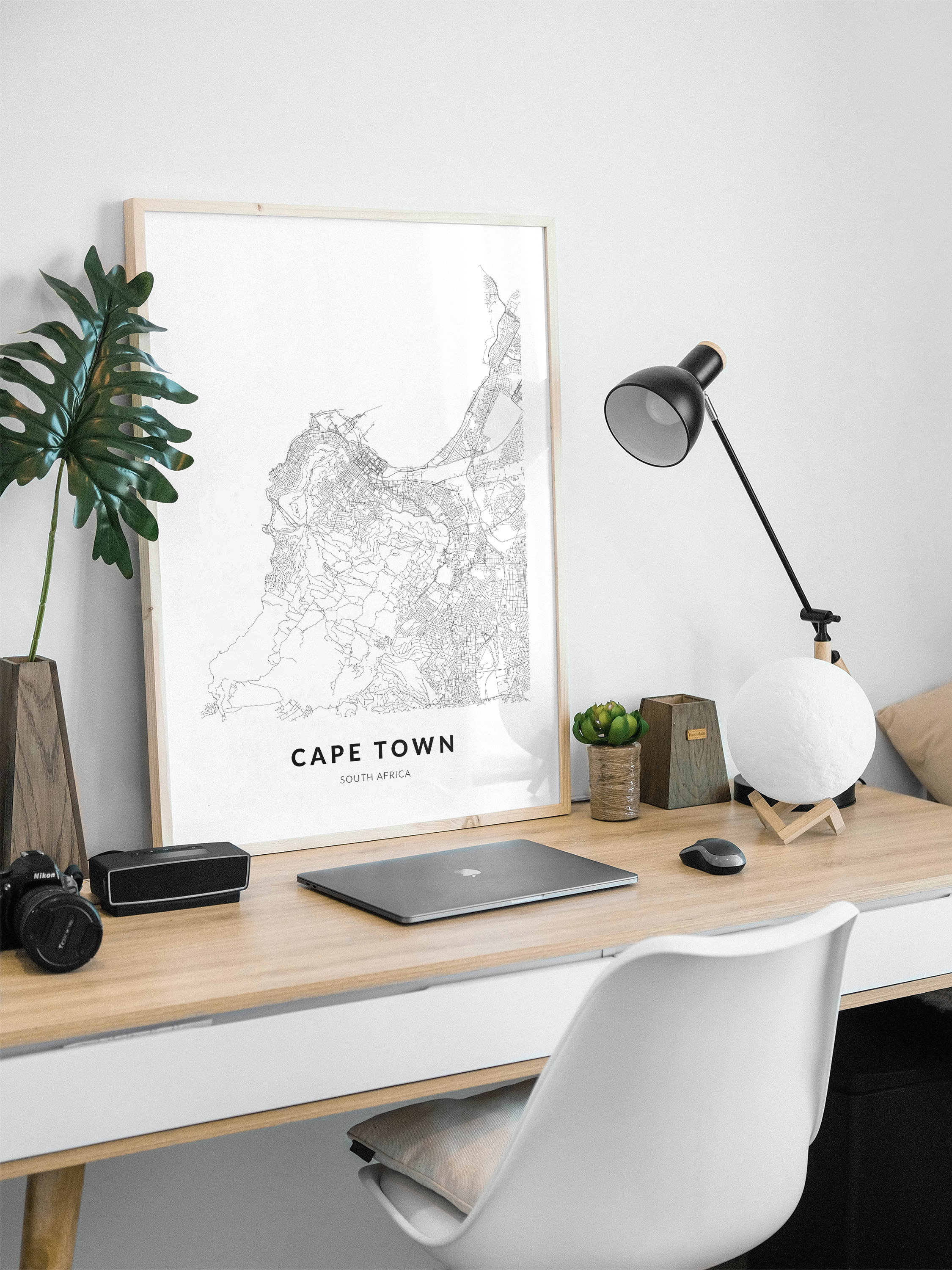Cape Town Map, Cape Town Print, Cape Town Poster, Cape Town South ...