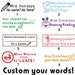 All-custom Checklist Stamps,teacher Stamps,personalized Checklist ...