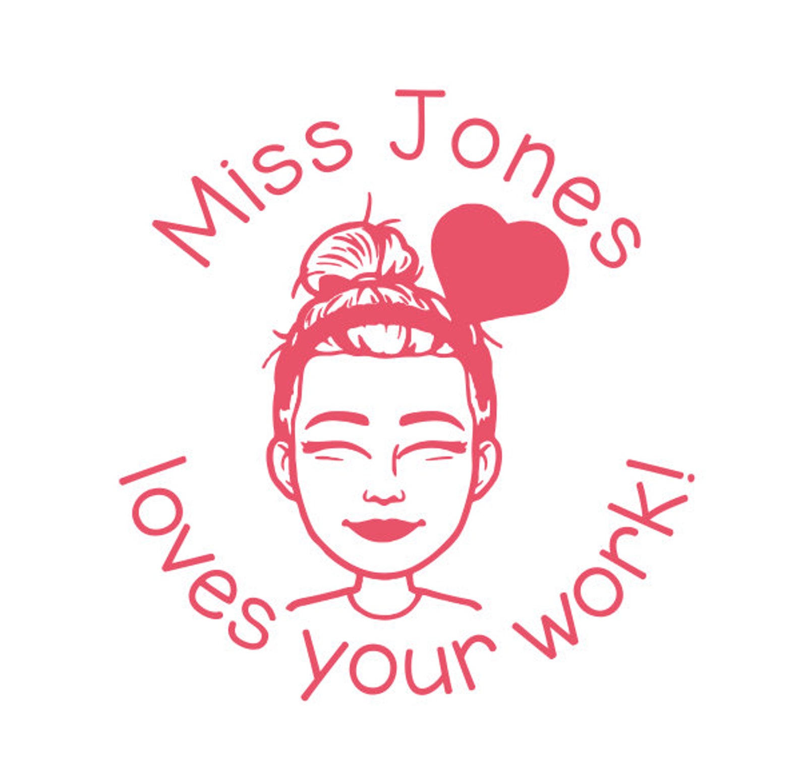 Custom Bitmoji Stampsteacher Bitmoji Giftspersonalized Logo | Etsy