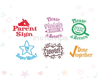 All-custom Checklist Stamps,teacher Stamps,personalized Checklist ...