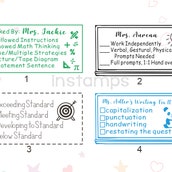 All-custom Checklist Stamps,teacher Stamps,personalized Checklist ...