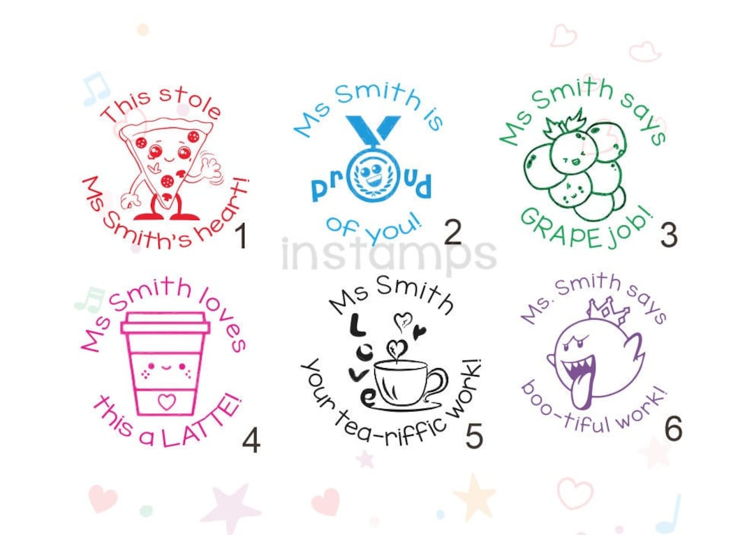 Custom Teacher Stamp,personalized Teacher Stamps for Classroom,custom ...