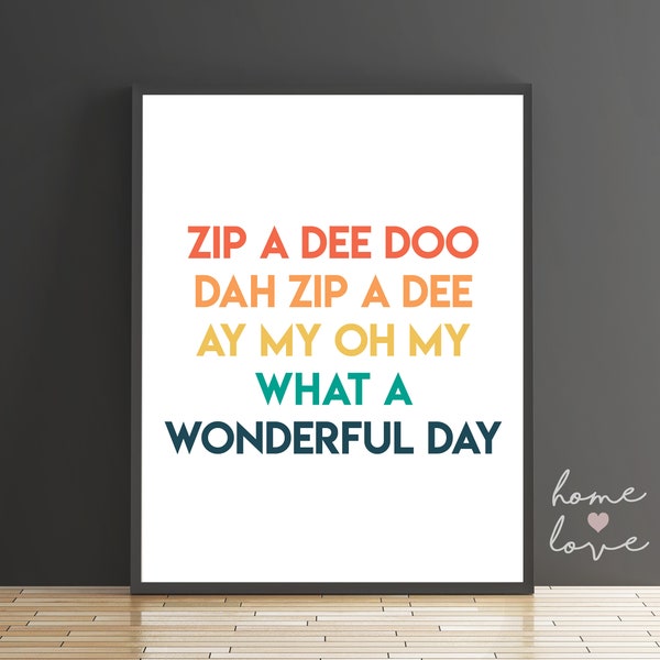 Zip a Dee Doo Dah - Etsy