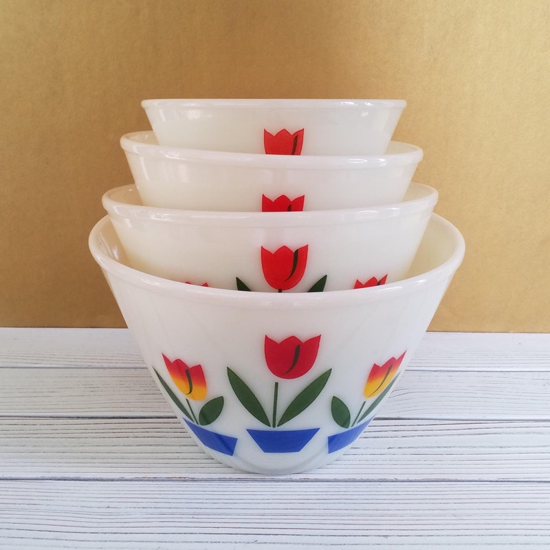 Fire King Tulip - Etsy