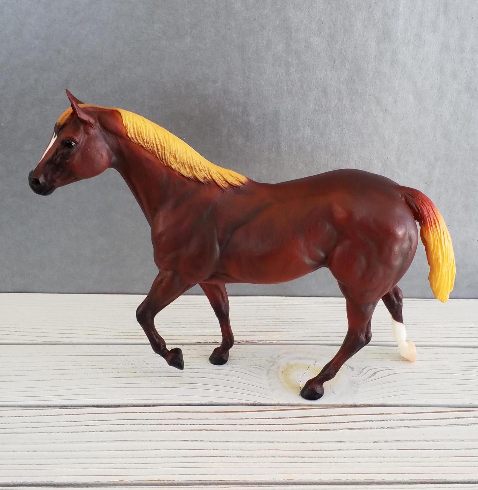 Breyer Horse Tex: Red Sorreo American Quarter Horse Toy Model - Etsy