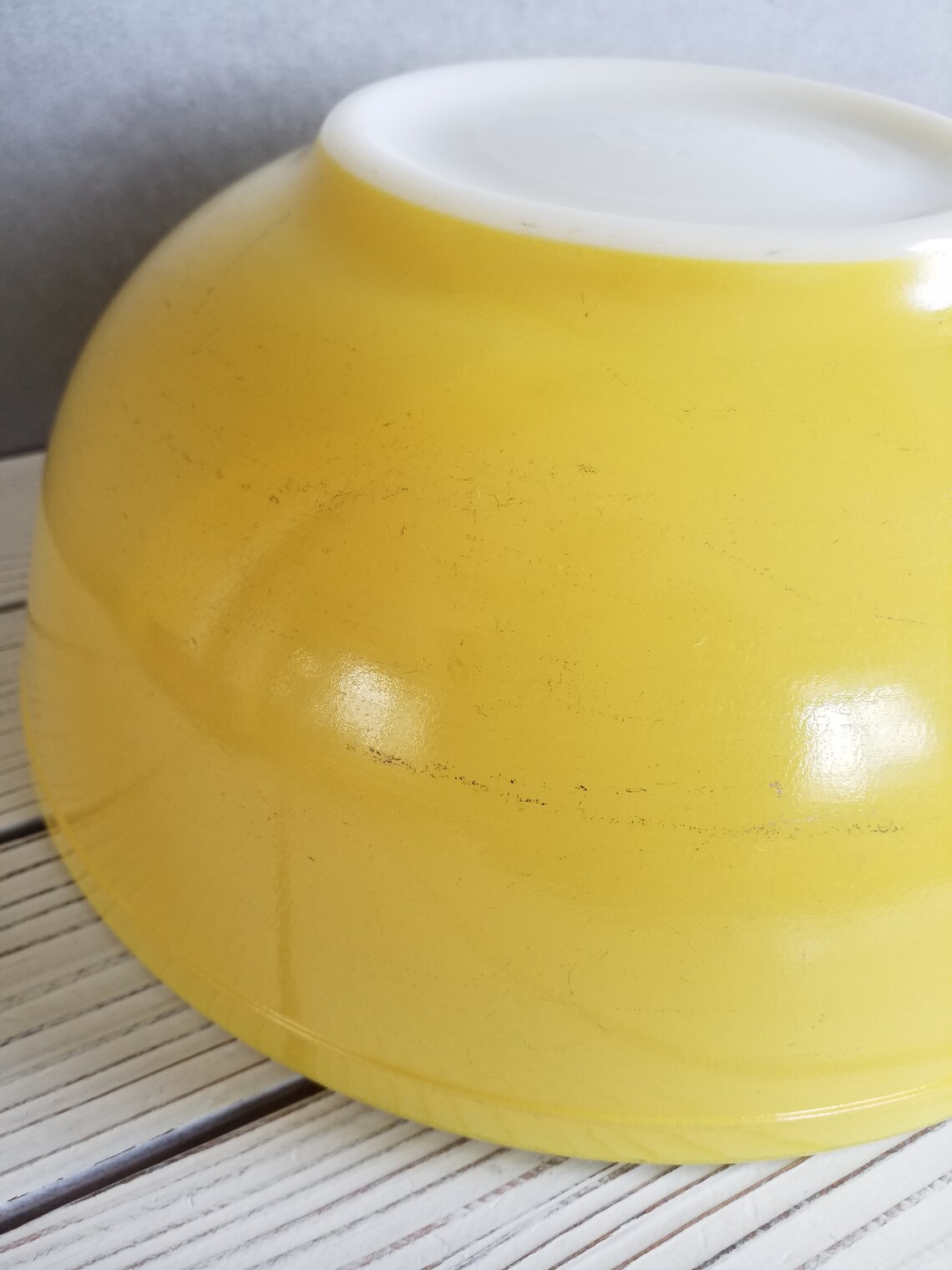 Large Yellow Pyrex Bowl Vintage Kitchen Mixing Bowl 10 1/4 Inch - Etsy