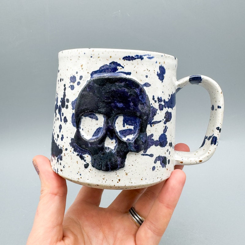 Skull Mug - Etsy UK