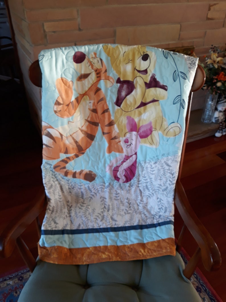 WINNIE the POOH and TIGGER Too! Panel Quilt Blanket Playmat Baby ...