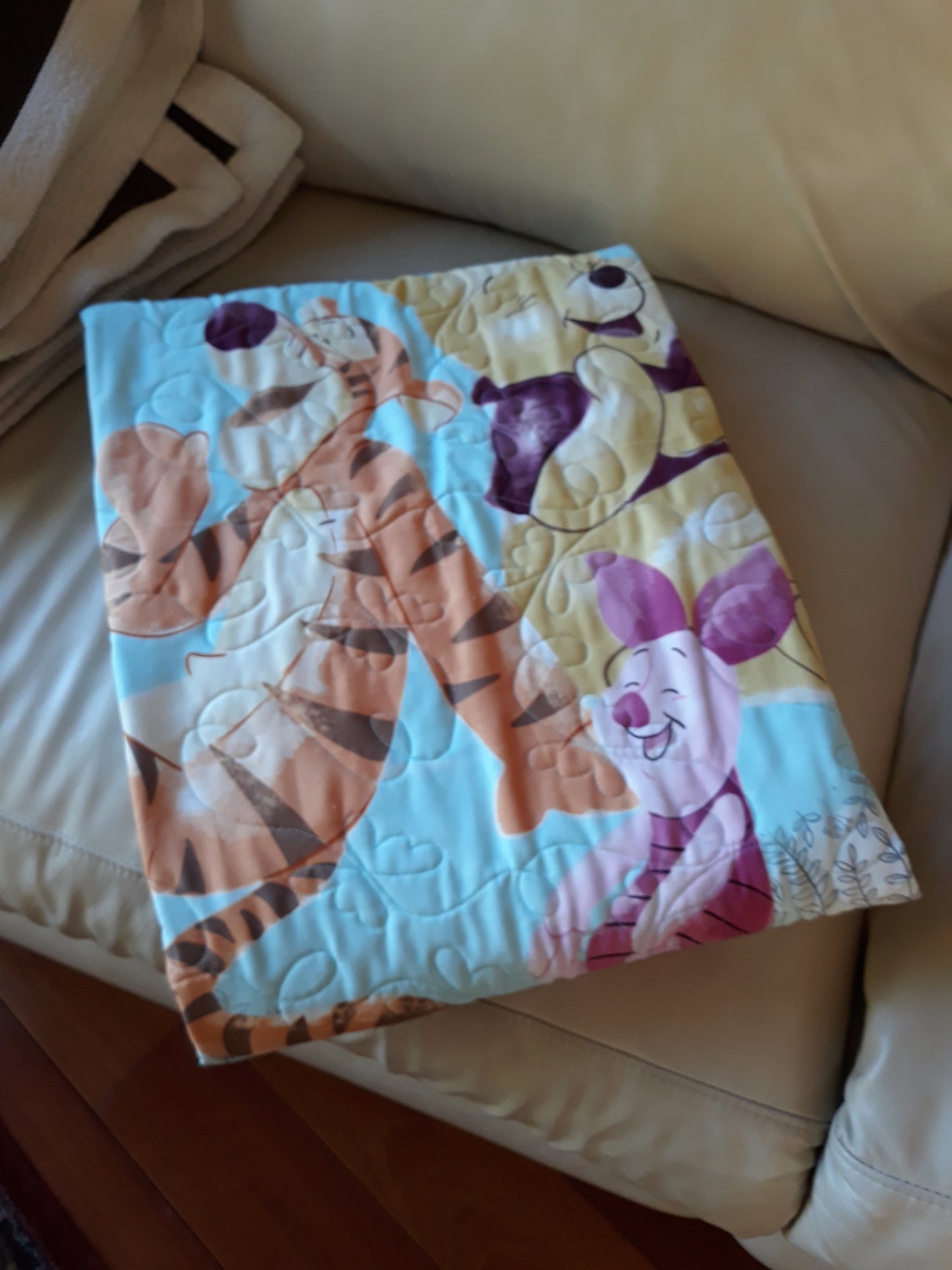WINNIE the POOH and TIGGER Too! Panel Quilt Blanket Playmat Baby ...