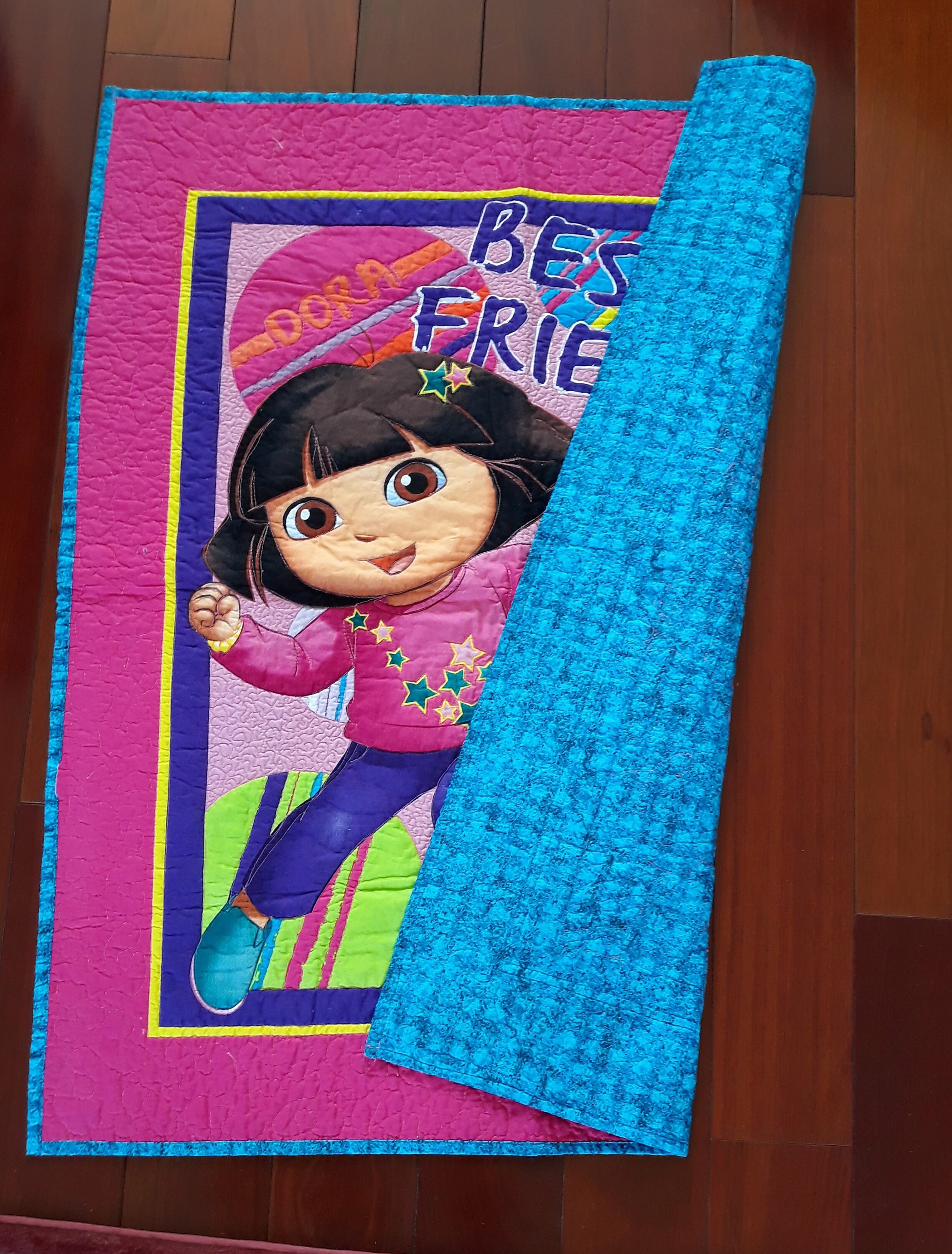 Dora the Explorer Panel Quilt Blanket Playmat for Baby - Etsy