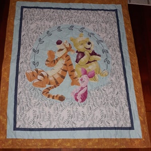 WINNIE the POOH and TIGGER Too! Panel Quilt Blanket Playmat Baby ...