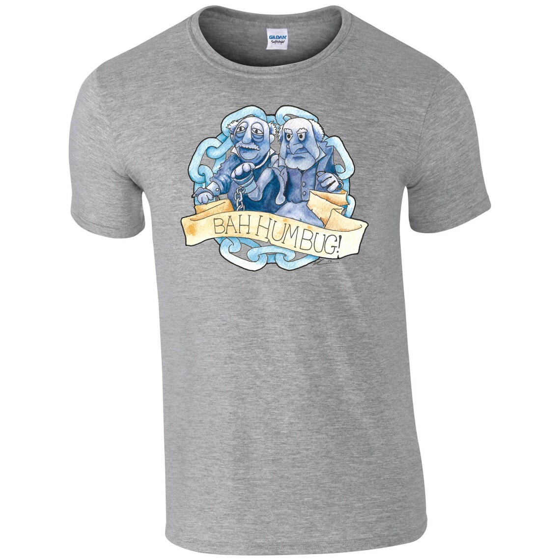 Bah Humbug Statler and Waldorf Muppets Christmas Carol | Etsy