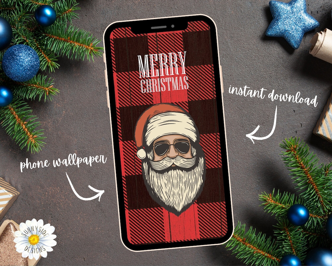 Phone Wallpaper Christmas Wallpaper Holiday Lock Screen Phone ...