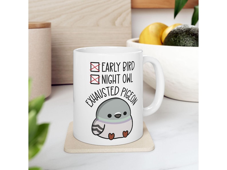 Funny Pigeon Coffee Mug, Unhinged Funny Best Friend Coffee Cup ...