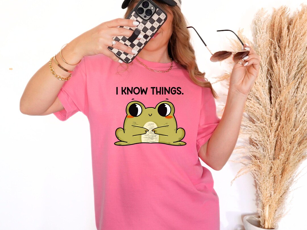 Comfort Colors® Funny Frog Shirt, Frog Lover Gift, Unhinged Sarcastic ...