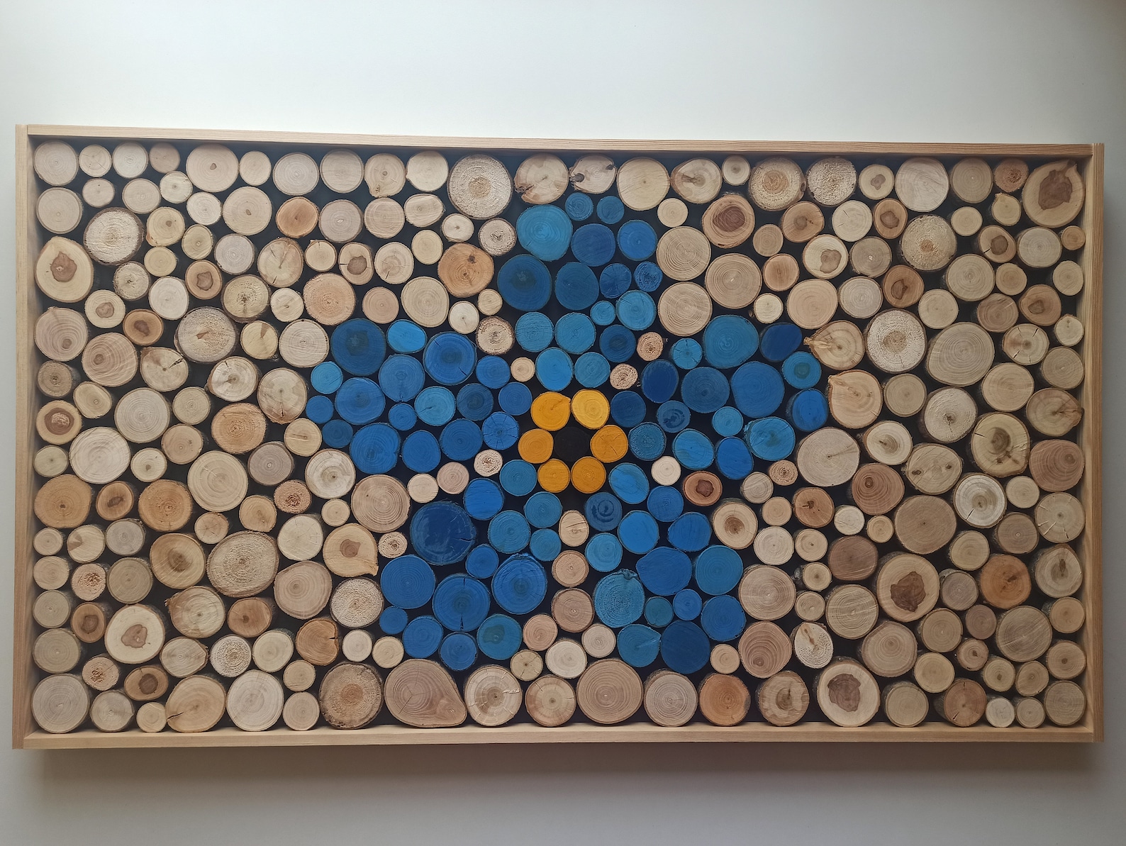 Acoustic Panel Art Forget Me Nots Wall Art Flower Wall Art Wooden ...