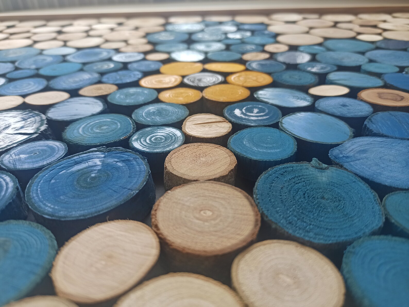 Acoustic Panel Art Forget Me Nots Wall Art Flower Wall Art Wooden ...