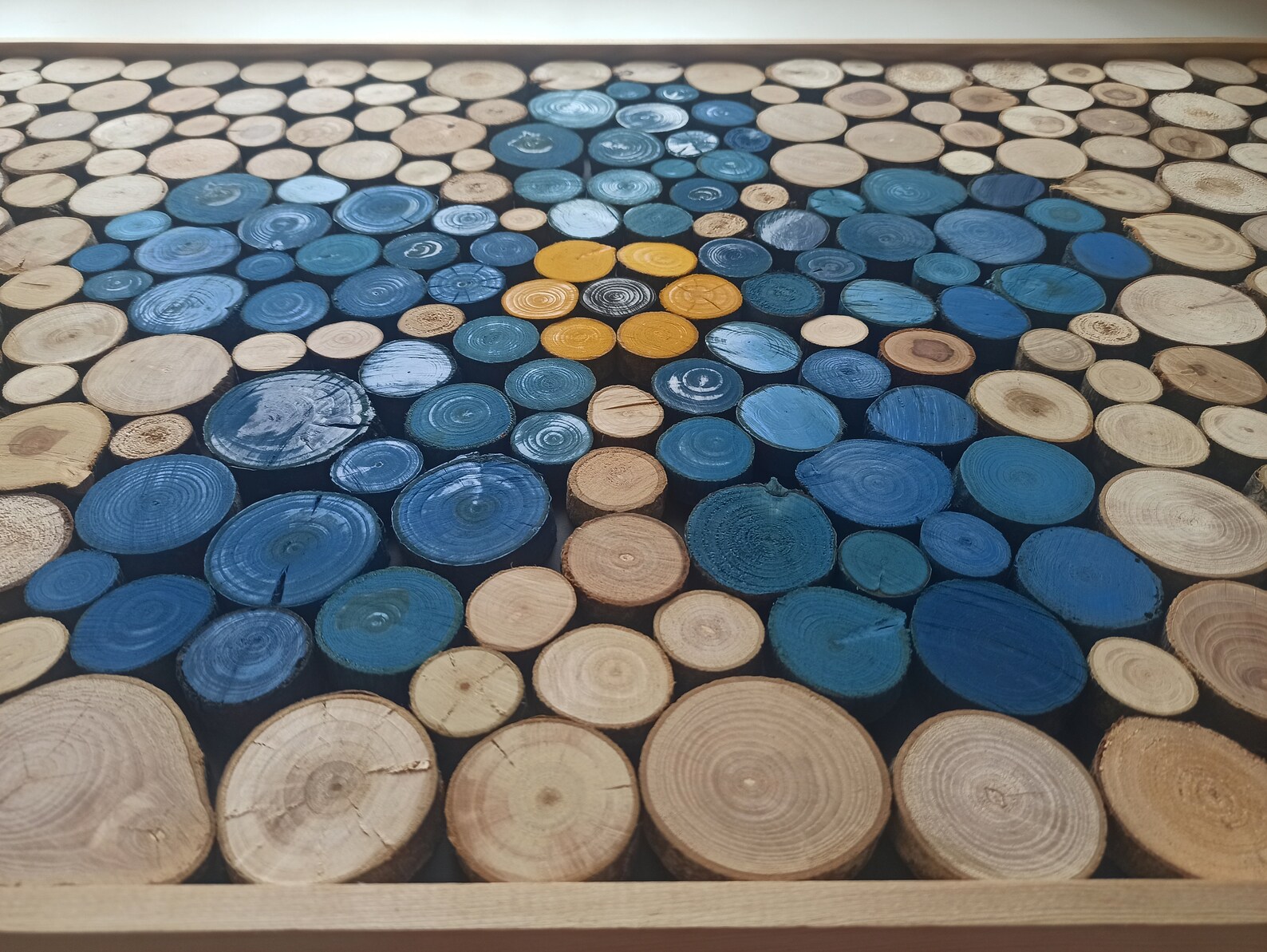 Acoustic Panel Art Forget Me Nots Wall Art Flower Wall Art Wooden ...